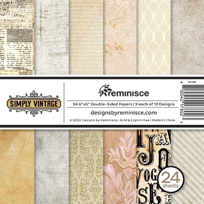 Simply Vintage: Simply Vintage 6x6 Paper Pad - Designs By Reminisce